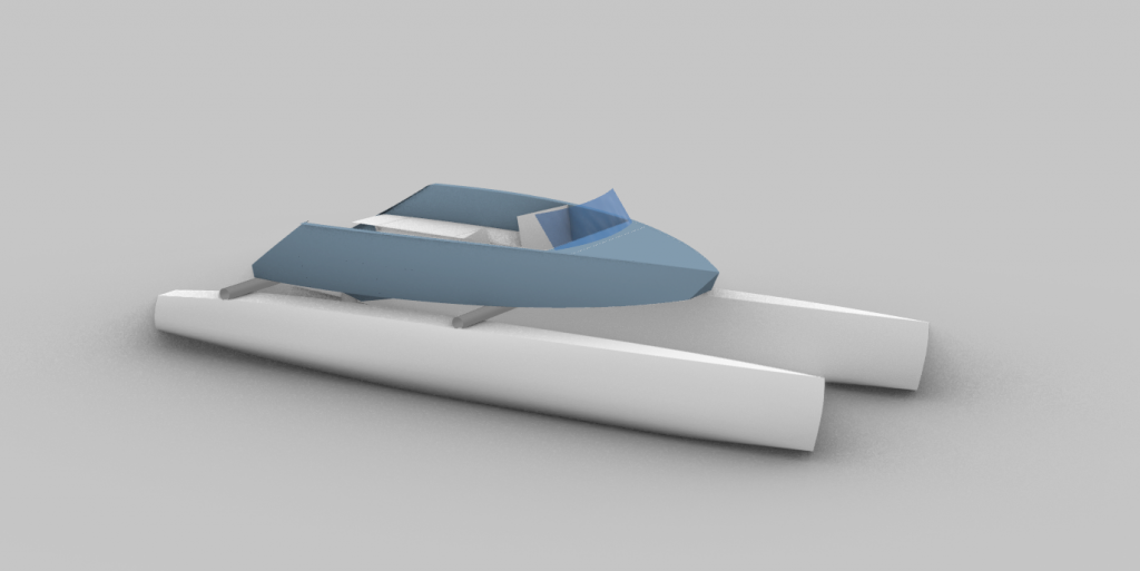 Small Power Cat – Timber Boatworks